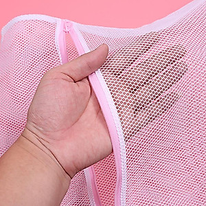 3Pcs Lingerie Bags for Washing Delicates,Washing Nets, Small Fine Mesh Laundry Bags (1 Large,1 Medium,1 Small) (Small-Medium-Large)