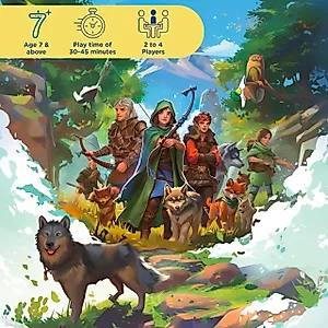 Andor: The Family Fantasy Game, Cooperative Family Board Game by Kosmos, 2 to 4 Players, Ages 7+