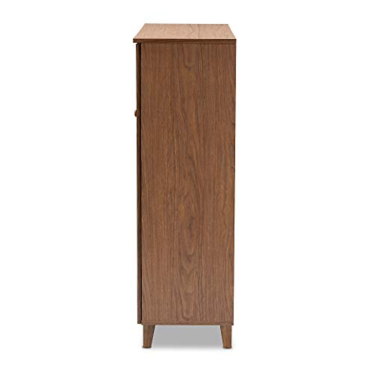 Baxton Studio Shoe Cabinets, One Size, Walnut