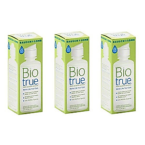 Bausch and Lomb Bio True Multi-Purpose Solution 2 Oz Travel Size (Pack of 3)
