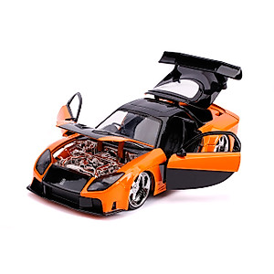 Fast & Furious 1:24 Han's Mazda RX-7 Die-cast Car, Toys for Kids and Adults