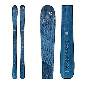 Blizzard Entertainment Women's Black Pearl 88 All-Mountain Lightweight Skis, Blue, 153 cm (8A007500001)