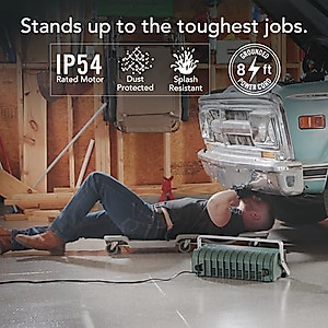 Vornado BXR HD Heavy Duty Air Circulator, 3-Speed High Velocity Powerful Shop Blower Fan, Multidirectional and Multipurpose Electric Air Mover, High-Impact Case with 8ft Cord