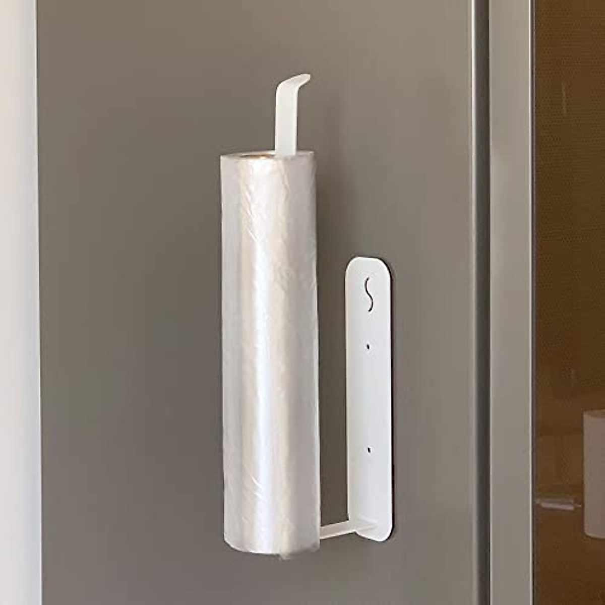 CASUN Magnetic Paper Towel Holder - Multifunctional Paper Towel Bar with Strong Magnetic Backing for Kitchen, Refrigerator,White