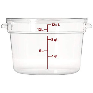 Cambro , 12 Qt with Lid, White