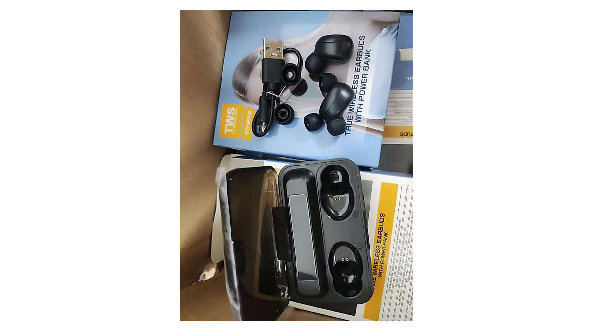 Waterproof Wireless Earbuds with LED Display & 8H Playback