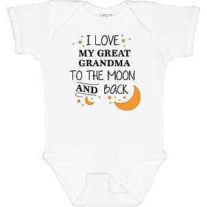 inktastic I Love My Great Grandma To the Moon and Back Baby Bodysuit 6 Months 0020 White 2965d