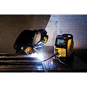 ESAB 0558102240 Rebel EMP 215IC Multi-Process MIG/TIG/Flux/Stick Welding System, sMIG Technology, 4.3" Screen, Victor Gas Regulator, TWECO Fusion 180 MIG Gun, TIG Torch and Electrode Holder