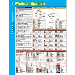 Medical Spanish SparkCharts (Volume 40)