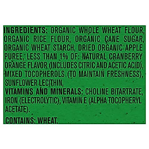 Gerber Organic for Baby Grain & Grow Puffs, Cranberry Orange, Puffed Grain Snack for Crawlers, Non-GMO & USDA Organic, 1.48-Ounce Canister (Pack of 3)