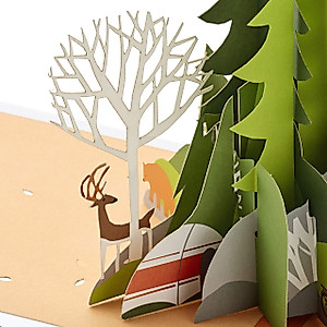 Hallmark Pop Up Birthday Card for Him (Adventure Awaits) Signature Paper Wonder 3D Card