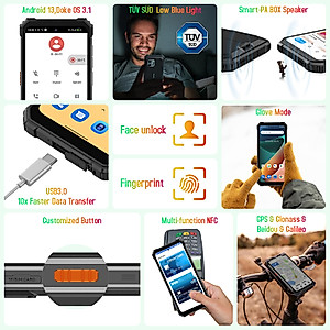 Blackview BV8900 Rugged Smartphone 2024, Thermal Camera Android 13 Phone, 16GB 256GB 1TB TF, Helio P90, 6.5-inch 2.4K FHD+ Display, 10000mAh 33W Fast Charge, 64MP Anti-Shake Camera Rugged Phone, NFC