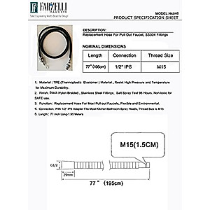 Kitchen Faucet Replacement Hose Pull Down Pull Out