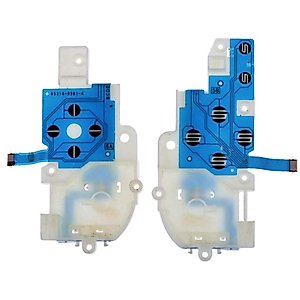 Gamepad Button Flex Assembly (Right & Left) for Nintendo Wii U with Glue Card