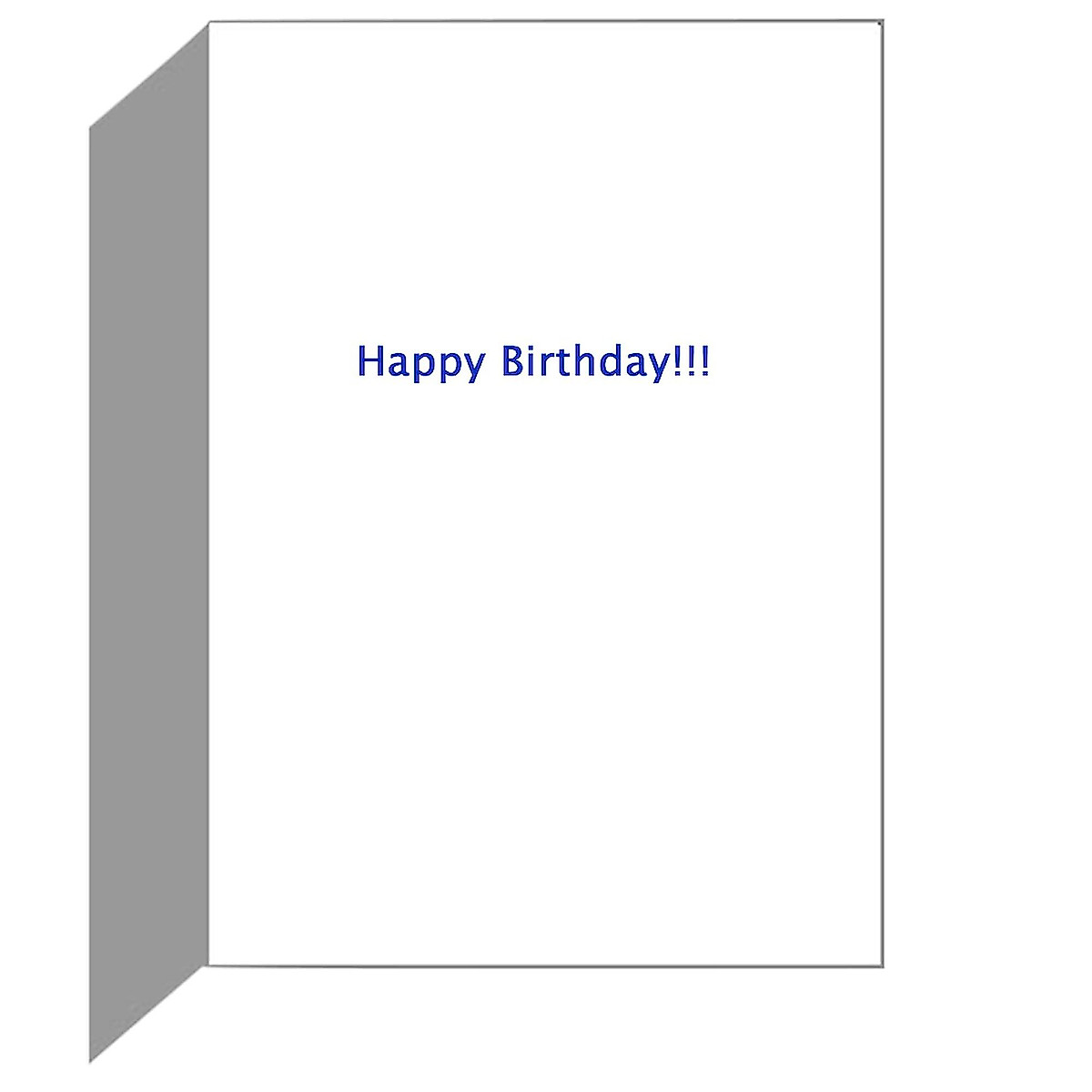 CafePress Possum/Opossum Birthday Card Folded Greeting Card Matte