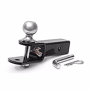 Orange Cycle Parts 1-1/4" Receiver EZ Hitch for ATV 4-Wheeler Quad/UTV Side by Side (Black) by All Balls Racing 43-1002