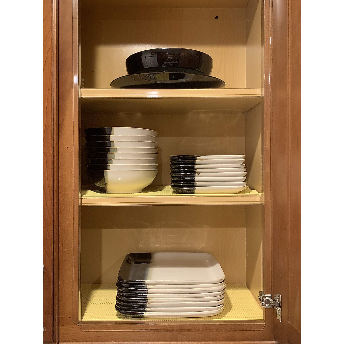 Clear Cabinet Guard - Door Protector. Fits Over Door Edge to Protect From Water, Nicks, and Daily Wear. Easily Trimmed. Self Gripping. No Adhesive. Prevents Damage to Kitchen Cabinets. 3/4"x33". 3/Pk