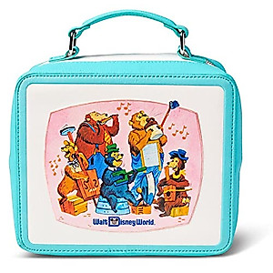Loungefly - Disney - Walt Disney World 50th Anniversary - Mickey Mouse and Friends Lunchbox Style - Purse Bag