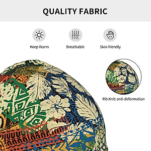 ASYG Hawaii Beanie Hats Slouchy Knit Hat Hawaiian Beach Beanie Caps Beach Hat for Shopping Yoga Sport Travel