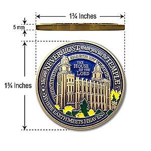 Armor Coin LDS Manti Temple Medallion
