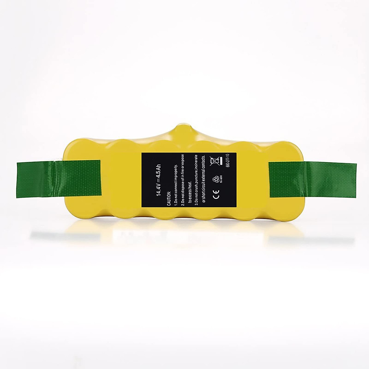 4.5Ah 14.4V Ni-Mh Replacement Battery Compatible with iRobot Roomba R3 500/600/700/800/900 Series 500 510 531 535 540 550 552 560 570 580 595 620 650 660 700 760 770 780 790 800 870 900(Yellow)