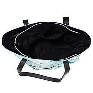 Novelty Fashion Women Handbag Tote Shoulder Bag Purse with Long Handle for Work School Shopping - Autism Awareness Love