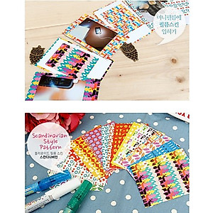 20 PCS Scandinavian Style Films Sticker for FujiFilm Instax Mini 8 7s 25 50s