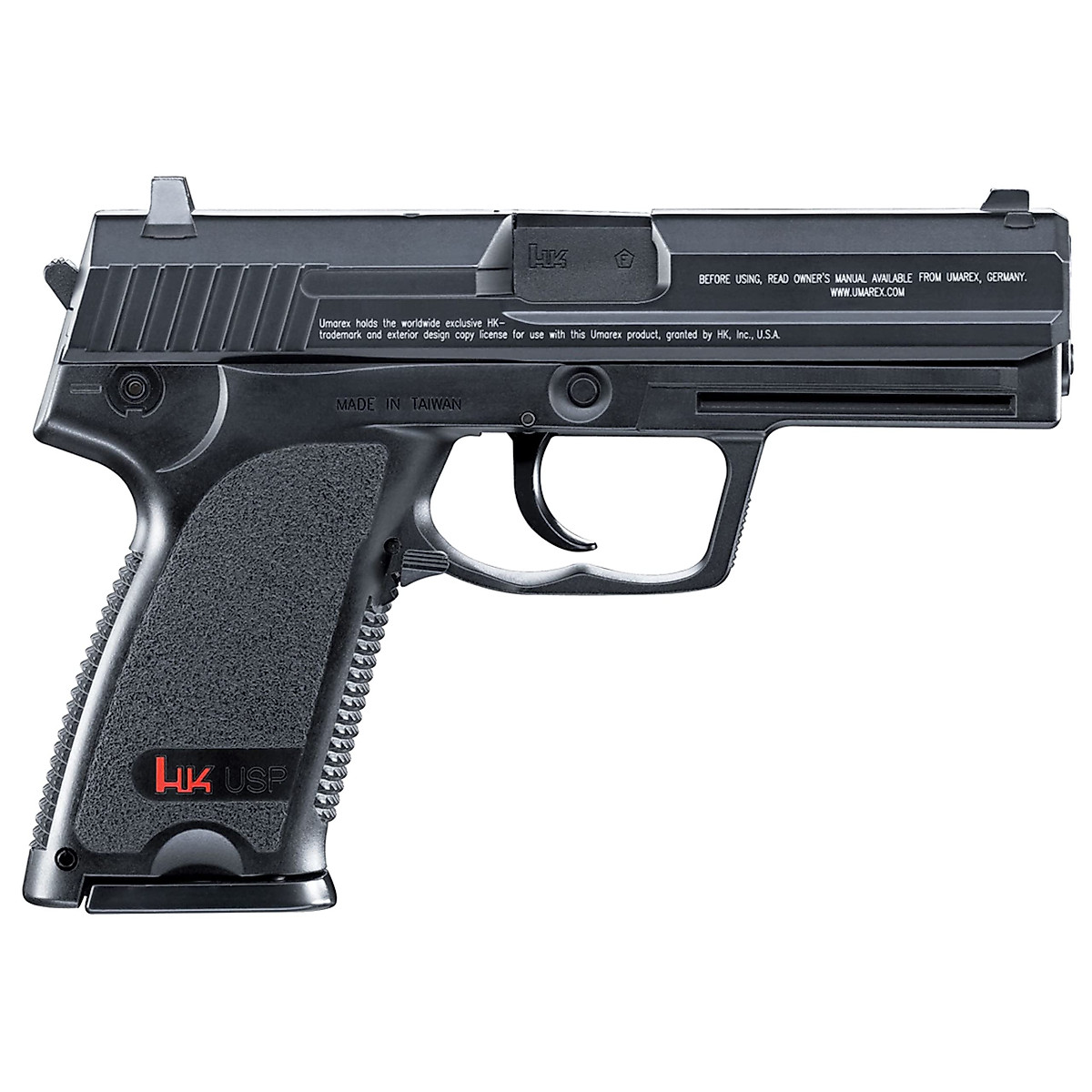 Umarex HK Heckler & Koch USP .177 Caliber BB Gun Air Pistol, Standard Action, Black (2252300)