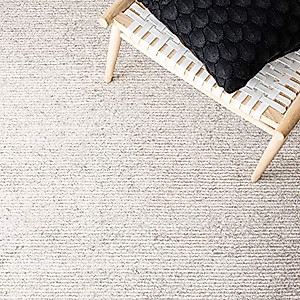 SAFAVIEH Himalaya Collection 8' x 10' Grey HIM153F Handmade Premium Wool & Viscose Area Rug