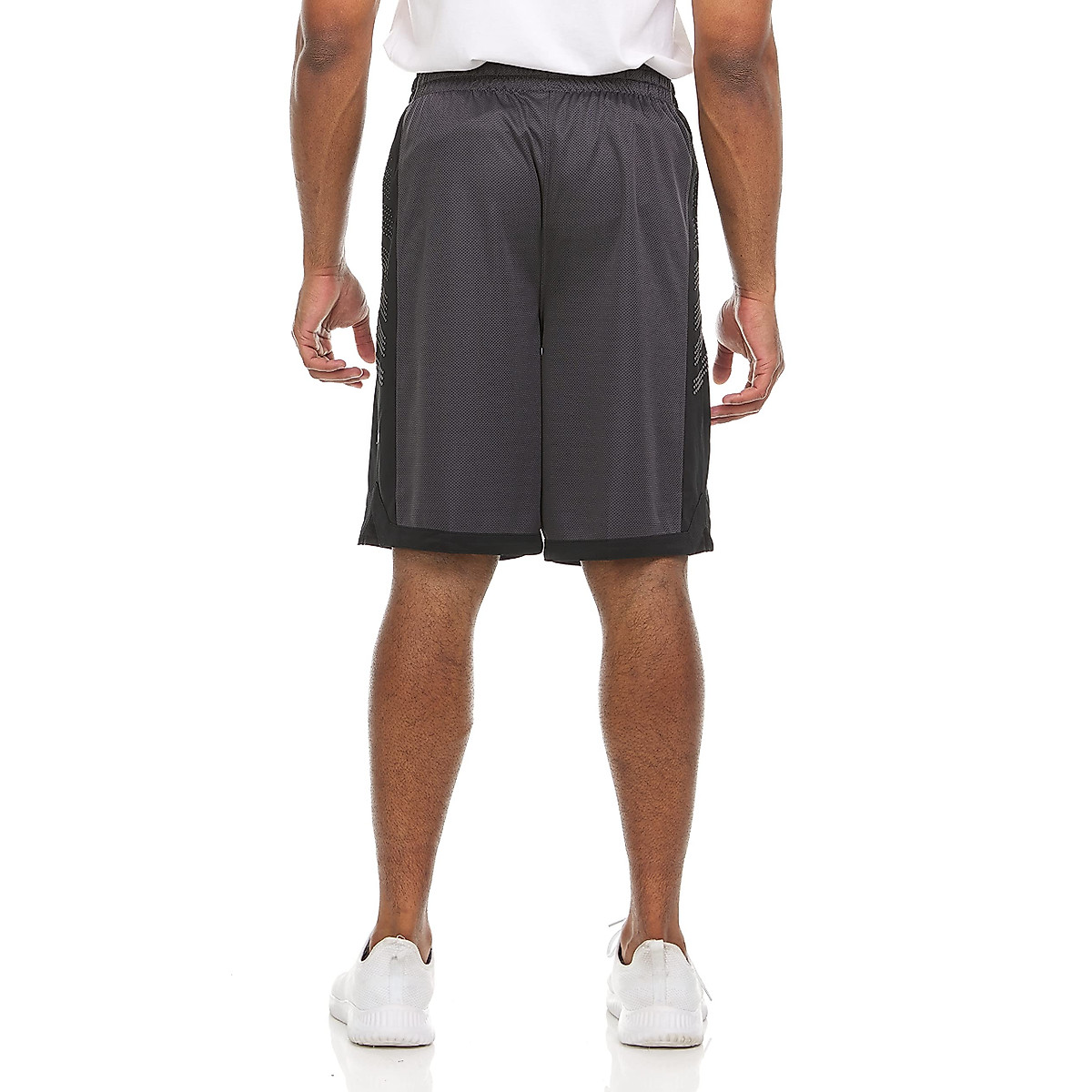 Spalding Mens Guard Performance Basketball Short, Gravel, L