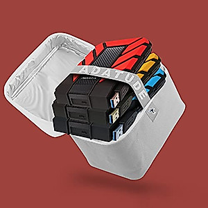 ADATA HD710 Pro 2TB External Hard Drive, Red (AHD710P-2TU31-CRD)