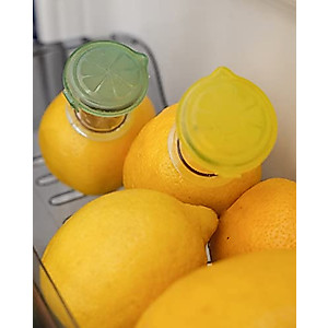 YZC Lemon Squeezer – 2-Pack Lemon-Juicer – BPA-Free Plastic Lime Juicer– Compact Juice Extractor Citrus Press with Lid – Squeeze Lime for Cocktails, Drinks