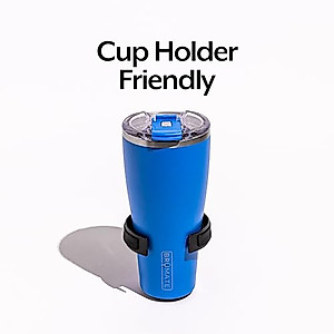 BrüMate Nav XL 32oz 100% Leak Proof Insulated Travel Tumbler with Magnetic BevLock™ Lid - Double Wall Cup-Holder Friendly Stainless Steel Mug (Azure)
