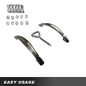 EBUY Outdoor Kitchen Trash Drawer 13.6Wx26H Inch with Pull-Out Tray and Handle Stainless Steel BBQ Trash Drawer with Sliding Rails for Outdoor Kitchen BBQ Island