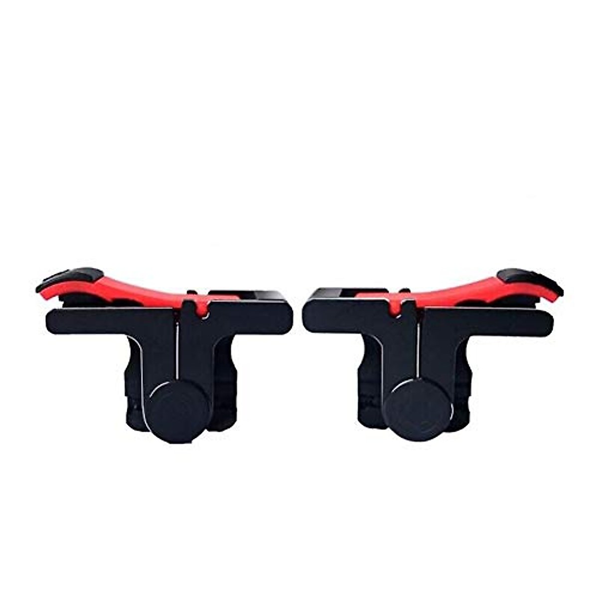 schicj133mm Mobile Game Direction Shooting Controller，Game Controller Gamepad Left Right Mobile Phone Gaming Triggers for PUBG，More Game Black