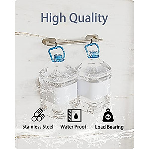 WZKALY Paper Towel Holder, Adhesive Paper Towel Holder Under Cabinet Self-Adhesive or Wall Mounted SUS304 Stainless Steel for Kitchen Bathroom Farmhouse Barbecue Laundry (Sliver)