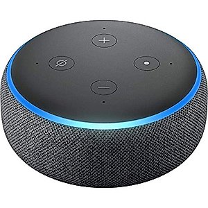 Amazon Echo Dot (3rd Gen) - Smart speaker with Alexa, Charcoal (Used)