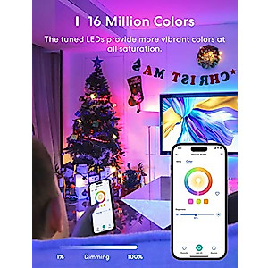 Smart Light Bulb, meross Smart WiFi LED Bulbs Compatible with Apple HomeKit, Siri, Alexa, Google Assistant and SmartThings, Dimmable E26 Multicolor 2700K-6500K RGBWW, 810 Lumens 60W Equivalent, 4 Pack