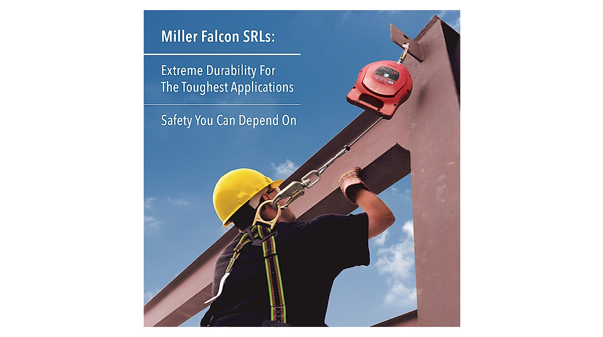 Miller Falcon 50ft Self-Retracting Lifeline | Fall Protection