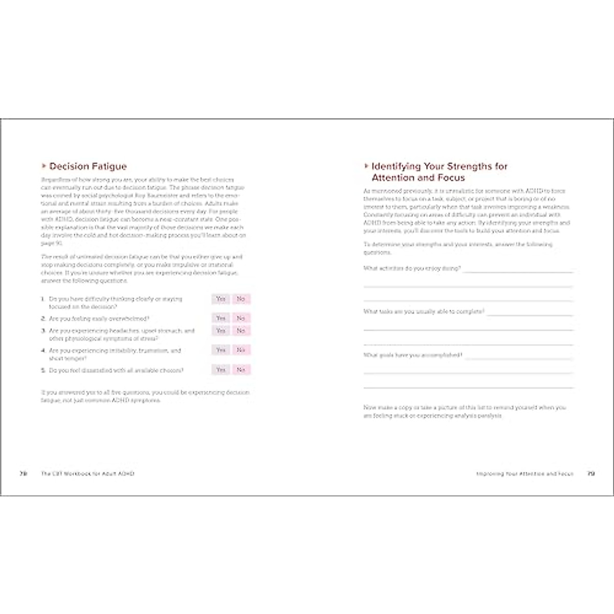 The CBT Workbook for Adult ADHD: Evidence-Based Exercises to Improve Your Focus, Productivity, and Wellbeing