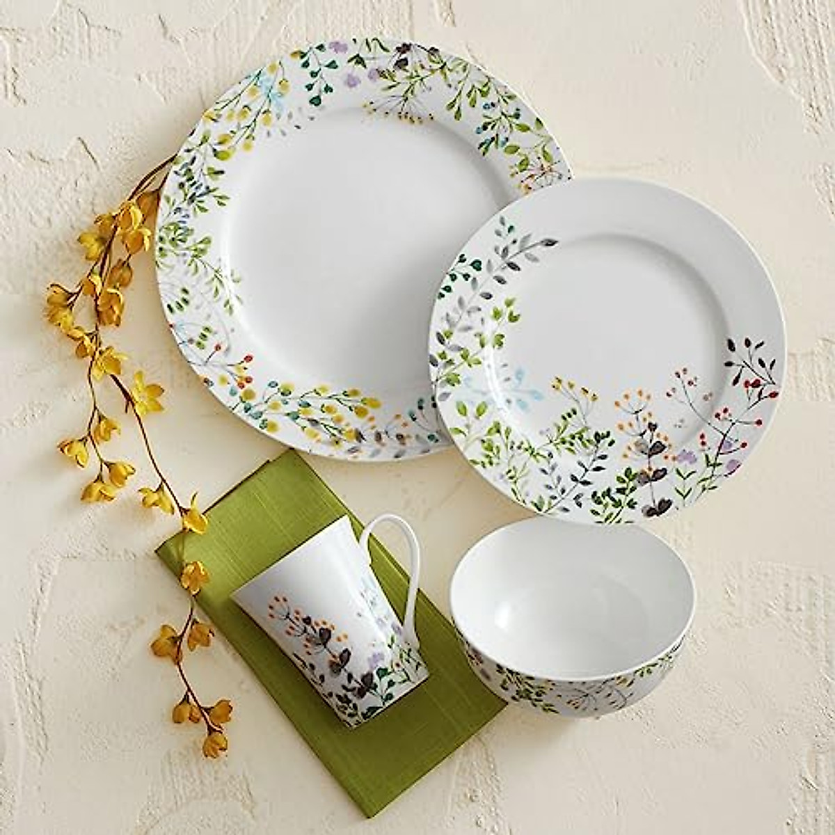 Mikasa 5229054 Tivoli 16-Piece Dinnerware Set, Assorted
