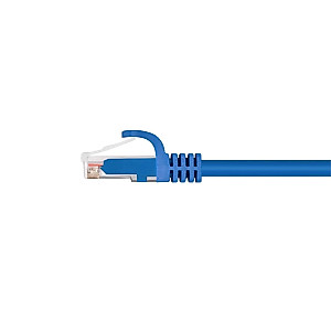 Monoprice Cat6 5ft Blue 12-Pk Patch Cable UTP 24AWG 550MHz Pure Bare Copper Snagless RJ45 Flexboot Series Ethernet Cable