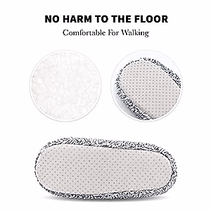 DICUIRD Womens Smiley Animal Face Soft Sole Slipper Socks with Grippers-Fuzzy House Slippers(owl,8-10)