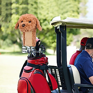 Bozily Golf Covers Doodle Headcovers, Labradoodle/Golden Doodle Dog Golf Club Head Covers, Adorable & Soft Golf Club Protector