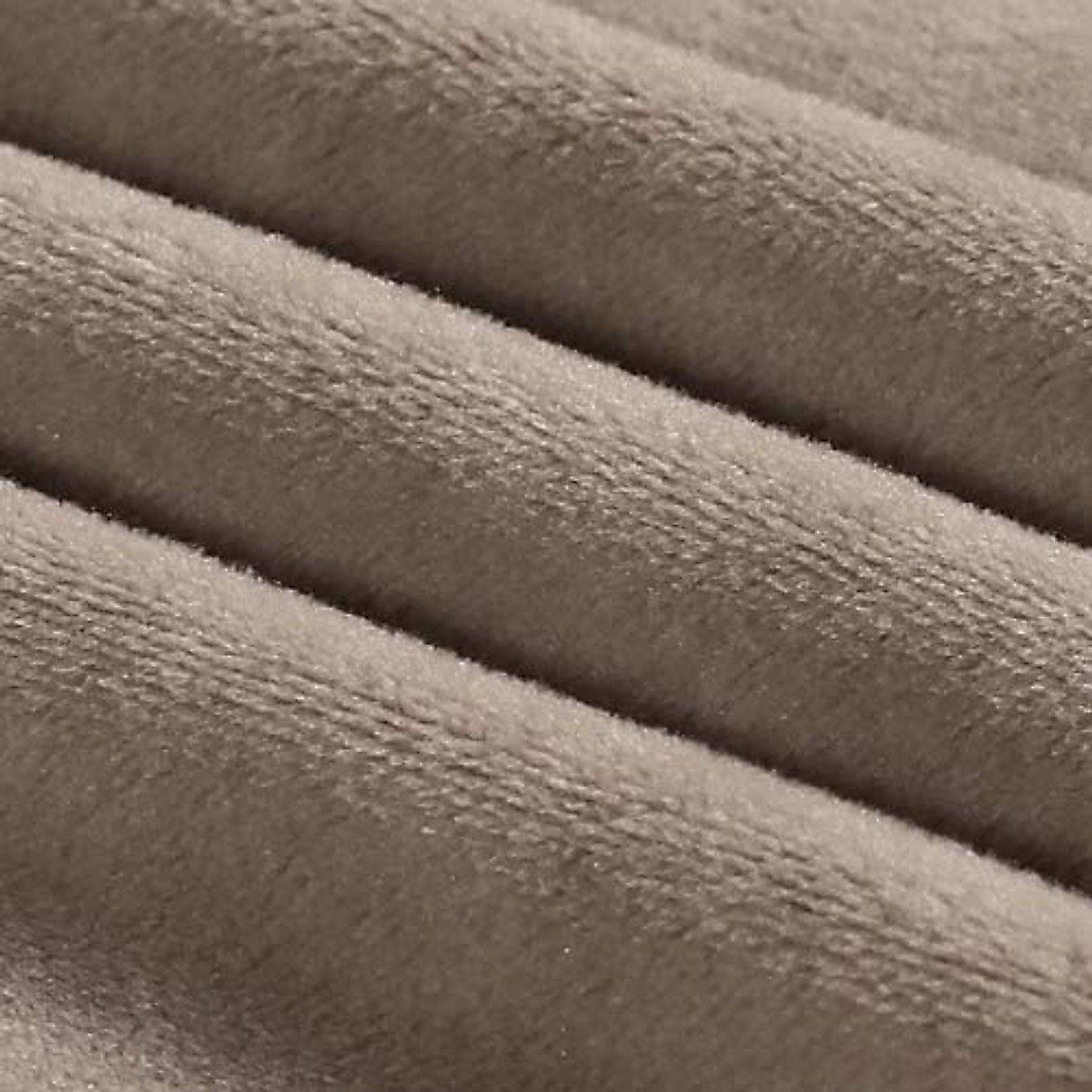 PrinceDeco Sectional Couch Covers 3 Pieces Velvet Sofa Covers L Shape Soft Couch Covers for Sectional Sofa Corner Sofa Cover Couch Cover for Dogs Washable (2 Seater + 1 Chaise,Taupe)