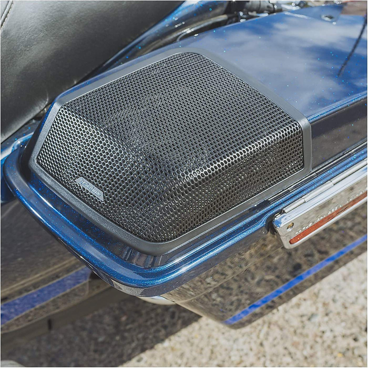 Rockford Fosgate TMS69BL9813 Power Harley Davidson Saddlebag Speaker Audio Kit with Harness and All Installation Hardware (1998-2013)