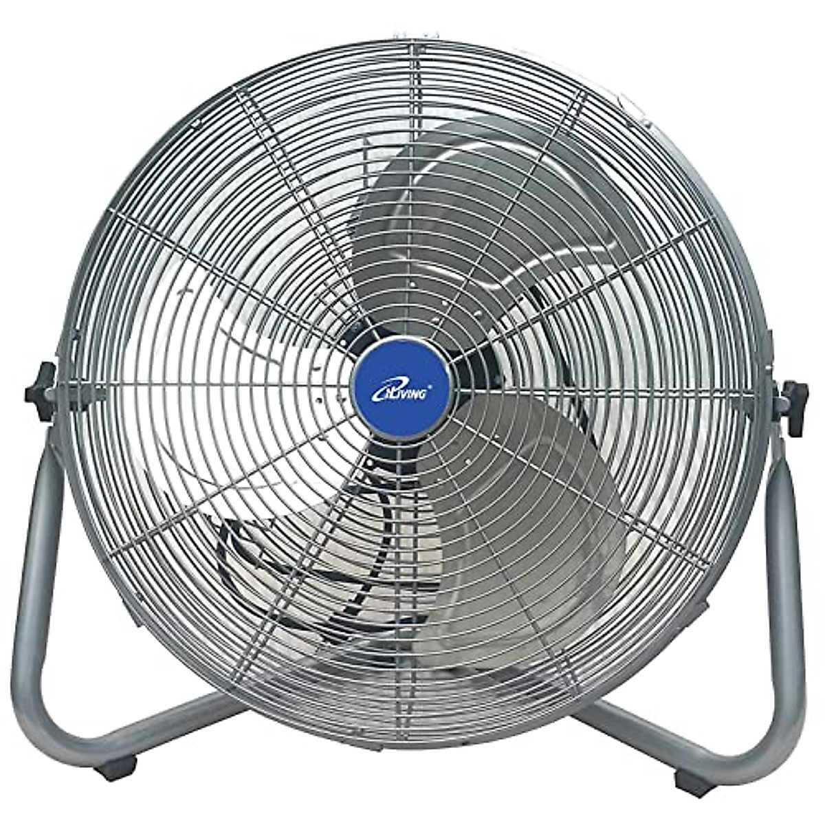 iLIVING ILG8F21 Turbo High Velocity Floor Fan, 20-inch / 7500 CFM, Silver