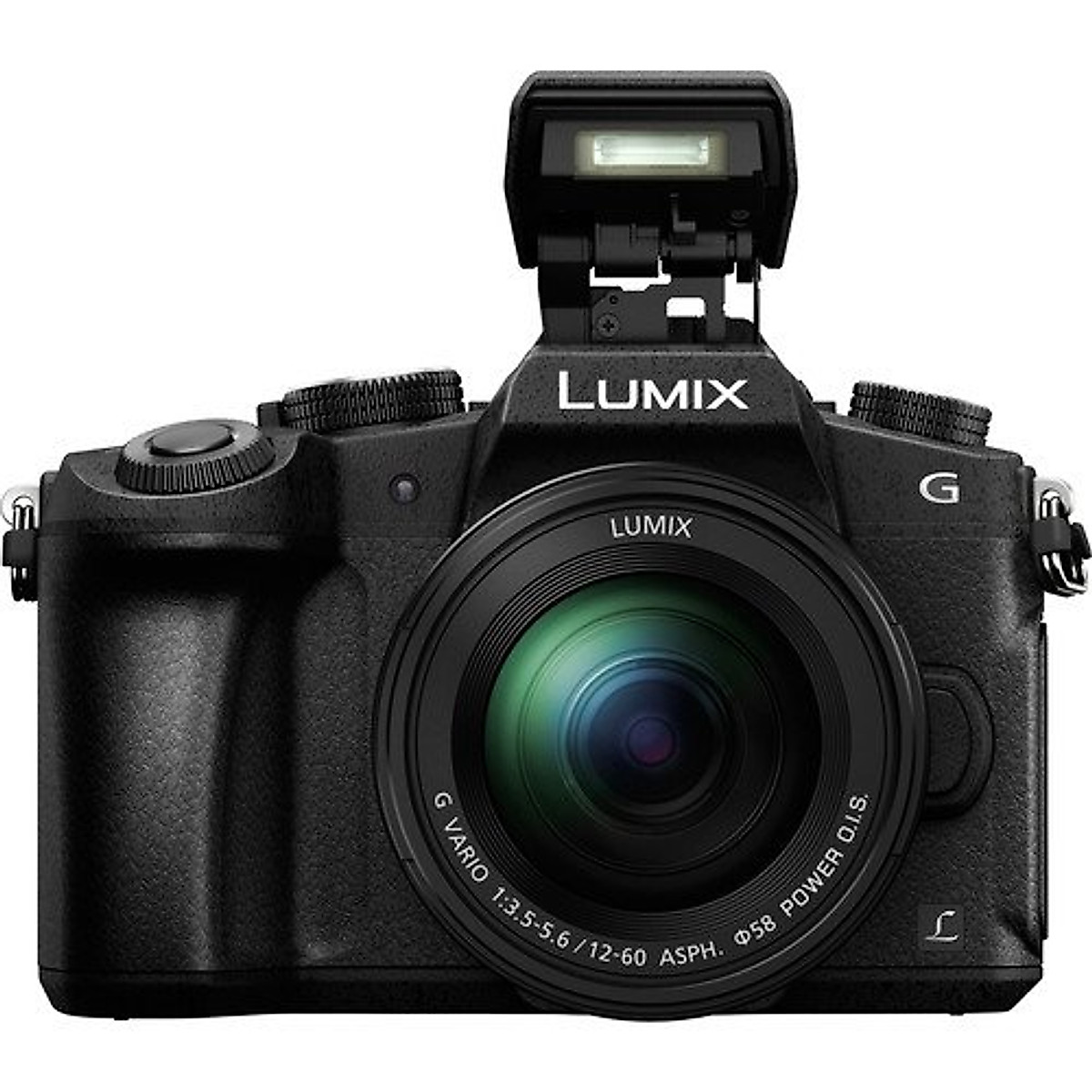 Panasonic Lumix DMC-G85 Digital Camera + Panasonic Lumix G Vario 12-60mm f/3.5-5.6 ASPH. Power O.I.S. Lens 12PC Kit - Includes 64GB SD Memory Card + 2 Replacement Batteries + Carrying Case + More