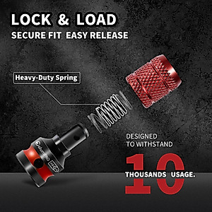 ColumPRO 2PCS Impact Wrench Adapters, 3/8” square Drive to 1/4” Hex Shank Converter, Quick Change Bit Holder Adapter for Impact Wrench, Ratchet Wrench