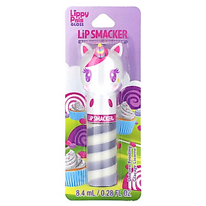 Lip Smacker Lippy Pals Swirls Unicorn, Flavored Moisturizing & Smoothing Soft Shine Lip Balm, Hydrating & Protecting Fun Tasty Glossy Finish, Cruelty-Free & Vegan - Unicorn Frosting
